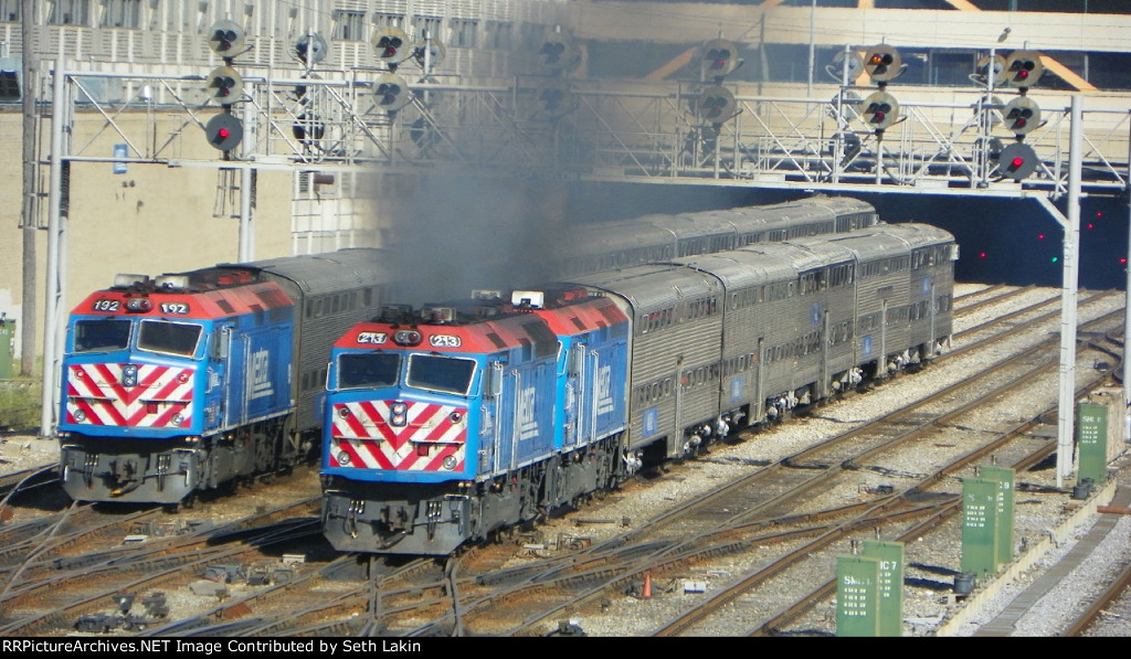 METX 213 and SWS train #811, Smoke em' up Dan